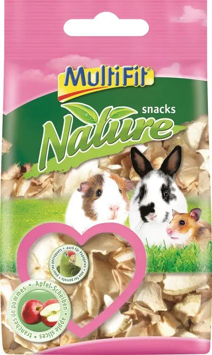 Køb MULTIFIT Nature snacks Æblechips 70 g her– Maxi Zoo Danmark