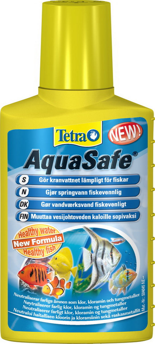 Køb TETRA Aquasafe 100 ml her– Maxi Zoo Danmark