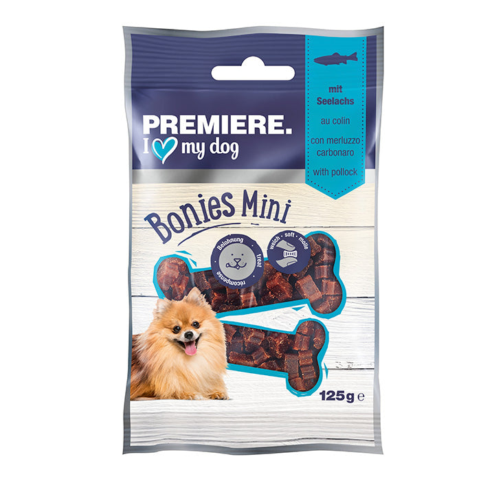 Køb PREMIERE Bonies Mini laks 125 g her– Maxi Zoo Danmark