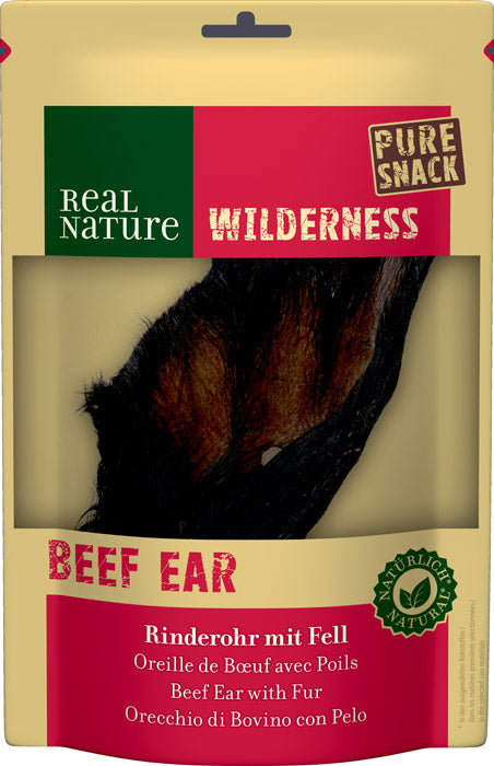 Adult Wilderness Beef Ear snack okseøre m/pels 150 g– Maxi Zoo Danmark
