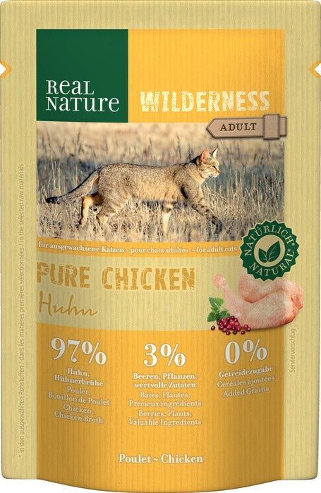 Køb REAL NATURE Adult Wild. Pure Chicken, pou kylling 85 g her– Maxi ...