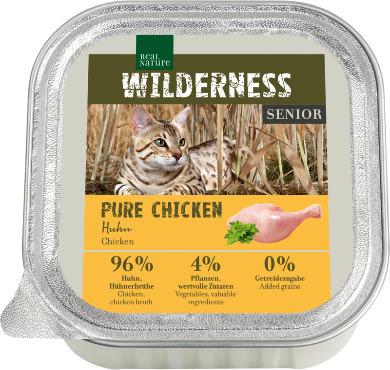 Senior Wild. Pure, alu-bakke– Maxi Zoo Danmark