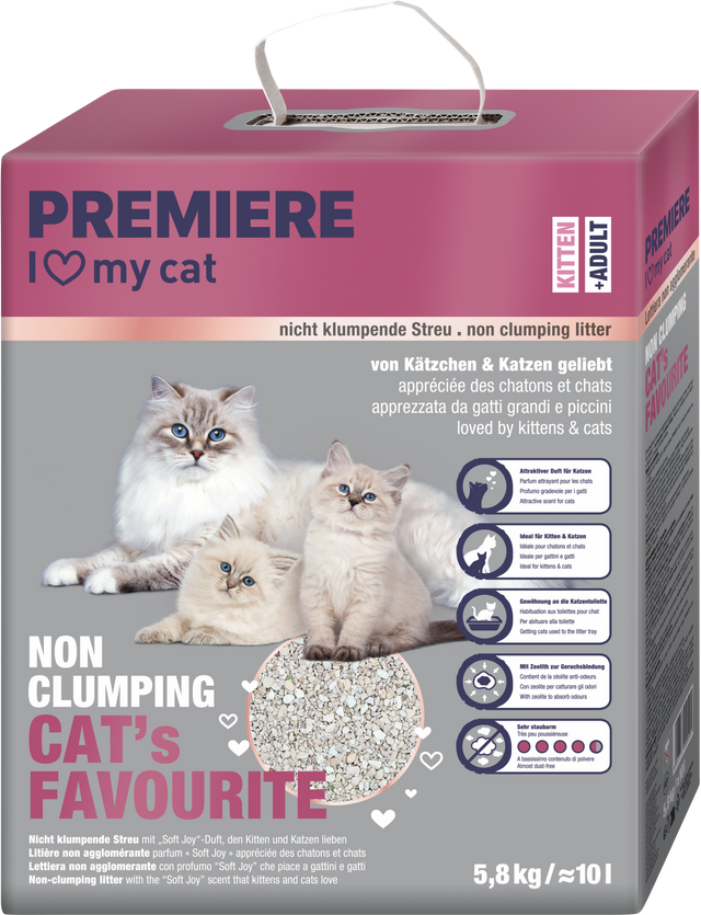 Kattegrus Cat's Favourite 10 l kitten– Maxi Zoo Danmark